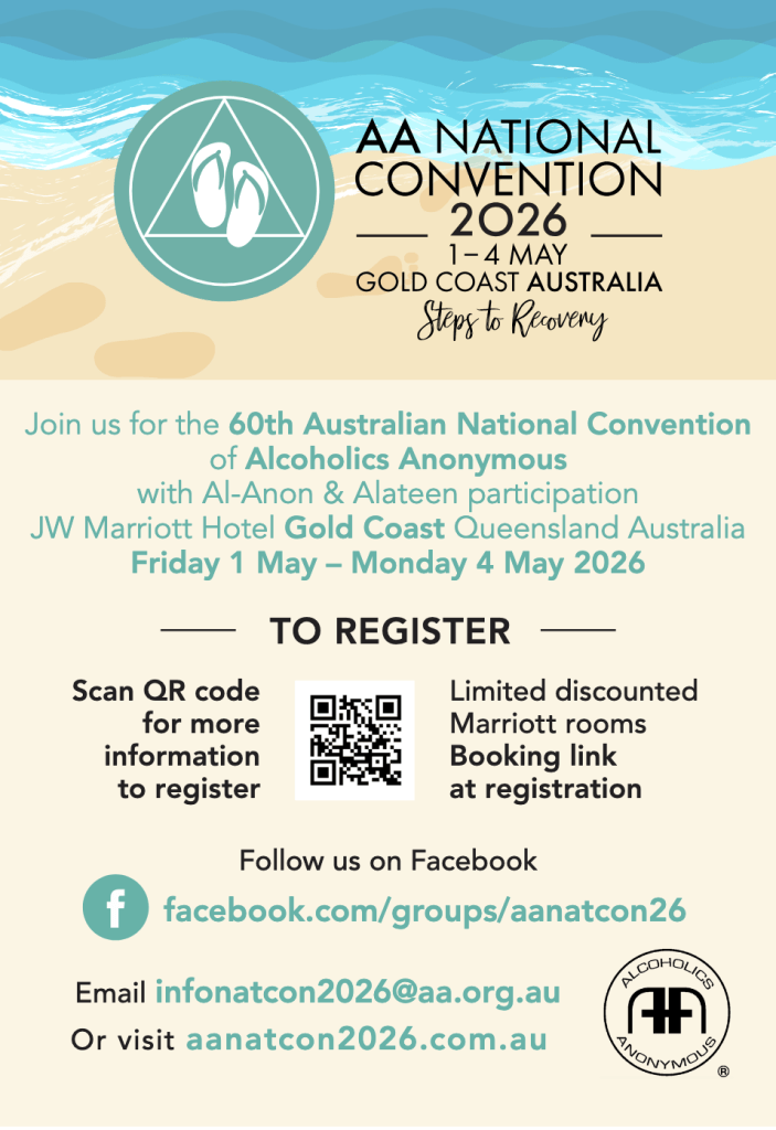 60th Aus National Convention - AA Area B Eastern Region